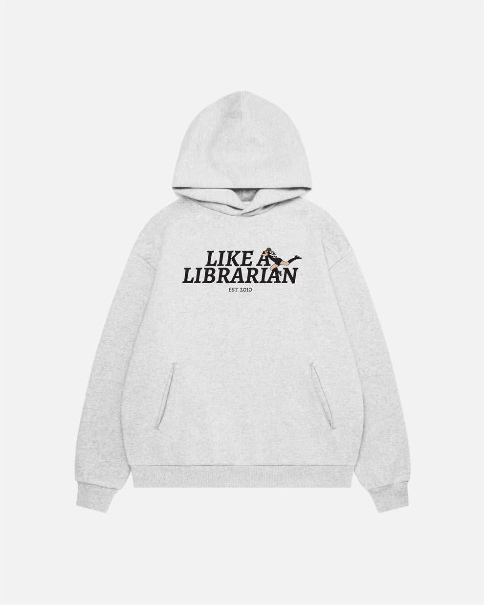 Heath Shaw - Like A Librarian Hoodie – Clutch Time Sports