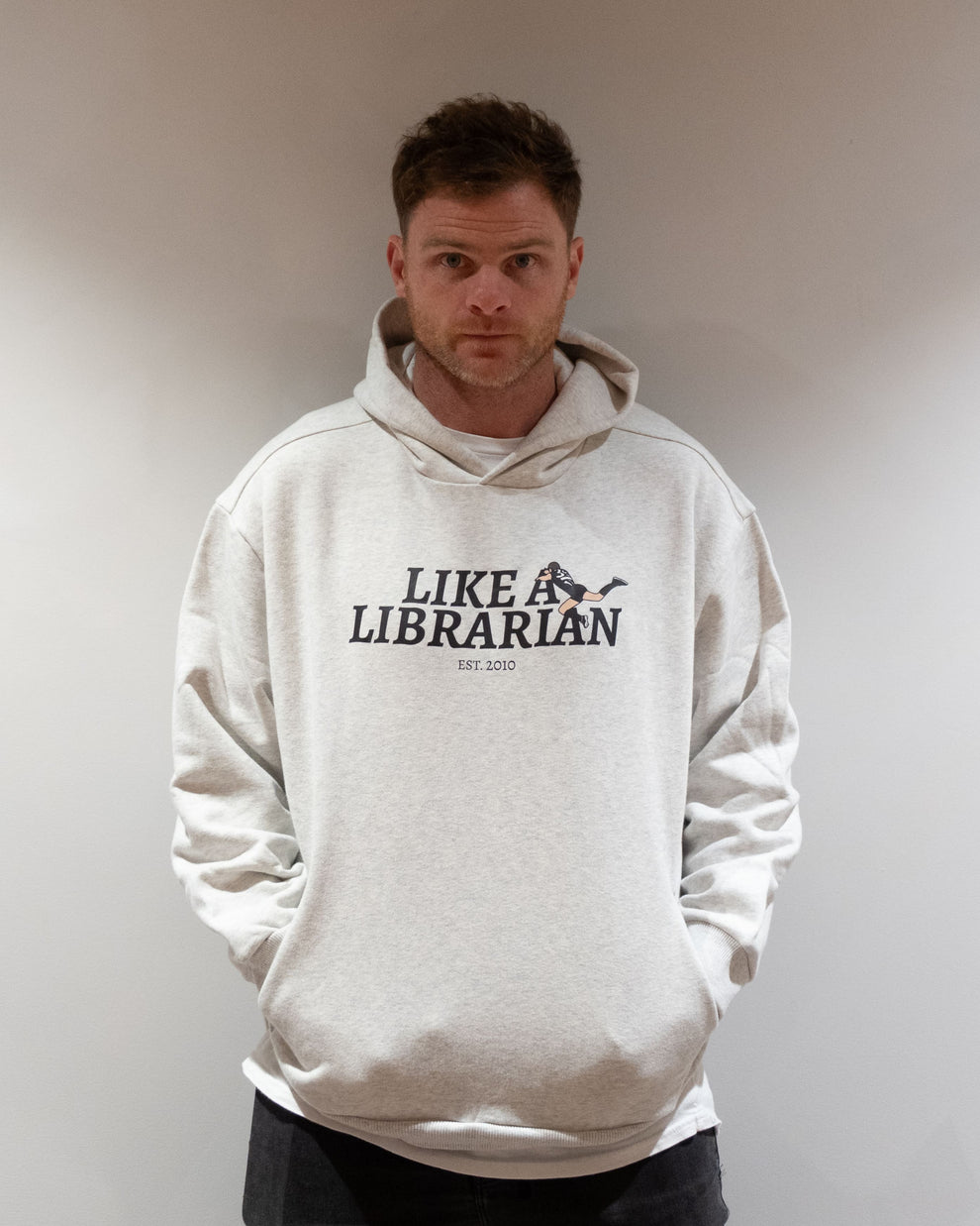 Heath Shaw - Like A Librarian Hoodie – Clutch Time Sports